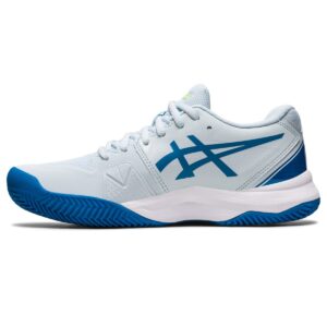 asics women's gel-challenger 13 clay tennis shoes, 11, sky/reborn blue