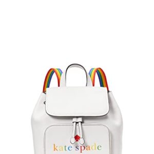 Kate Spade New York Darcy Flap Backpack (White Dove/Multi)