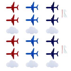 SaktopDeco 2 Pack Airplane Cloud Garland Plane Banner Airplane Party Supplies Plane Aviation Themed Birthday Party Decorations Supplies