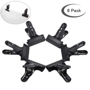 KAGYOKU Backdrop Spring Clamps - 6 Pack of 4 Heavy Duty Clips for Photography Background Stands, Woodworking & Home Improvement Projects