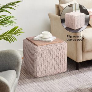 Loft Lyfe 3-in-1 Square Pouf