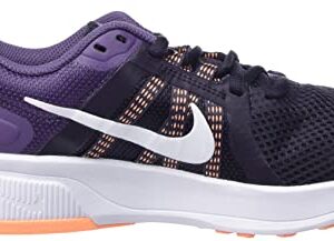 Nike Womens Swift 2 Running Shoe - Dark Purple/White (Dark Purple/White, us_Footwear_Size_System, Adult, Women, Numeric, Medium, Numeric_7_Point_5)