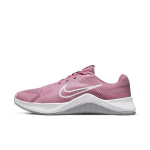 nike women's mc trainer ii, elemental pink/white-pure platinum, 8