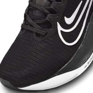 NIKE Women's Sneaker, Black White, 11