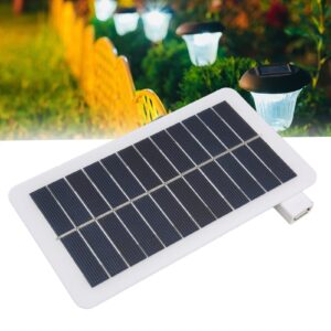 5V 2W 400mA Mini Solar Panel, USB Waterproof Solar Charger Heat Resistant Micro Solar Panels, Protable Solar Panel Kit Mini Solar Cell for Phone Appliance Household Lighting