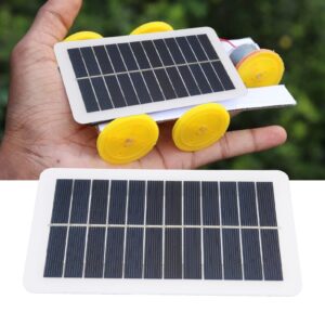 5V 2W 400mA Mini Solar Panel, USB Waterproof Solar Charger Heat Resistant Micro Solar Panels, Protable Solar Panel Kit Mini Solar Cell for Phone Appliance Household Lighting