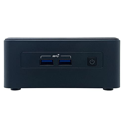 Intel NUC 11 Pro Kit NUC11TNHi5 Mini Desktop PC - 11th Gen Core i5-1135G7 up to 4.2GHz CPU, 32GB DDR4 RAM, 512GB PCIe SSD + 1TB HDD, Iris Xe Graphics, Wi-Fi 6 + Bluetooth 5, Windows 10 Pro