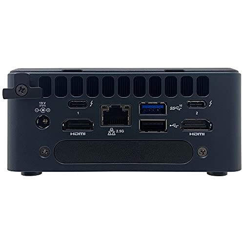 Intel NUC 11 Pro Kit NUC11TNHi5 Mini Desktop PC - 11th Gen Core i5-1135G7 up to 4.2GHz CPU, 32GB DDR4 RAM, 512GB PCIe SSD + 1TB HDD, Iris Xe Graphics, Wi-Fi 6 + Bluetooth 5, Windows 10 Pro