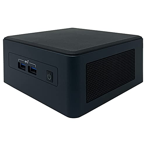 Intel NUC 11 Pro Kit NUC11TNHi5 Mini Desktop PC - 11th Gen Core i5-1135G7 up to 4.2GHz CPU, 32GB DDR4 RAM, 512GB PCIe SSD + 1TB HDD, Iris Xe Graphics, Wi-Fi 6 + Bluetooth 5, Windows 10 Pro