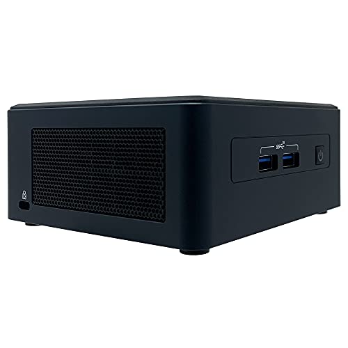 Intel NUC 11 Pro Kit NUC11TNHi5 Mini Desktop PC - 11th Gen Core i5-1135G7 up to 4.2GHz CPU, 32GB DDR4 RAM, 512GB PCIe SSD + 1TB HDD, Iris Xe Graphics, Wi-Fi 6 + Bluetooth 5, Windows 10 Pro