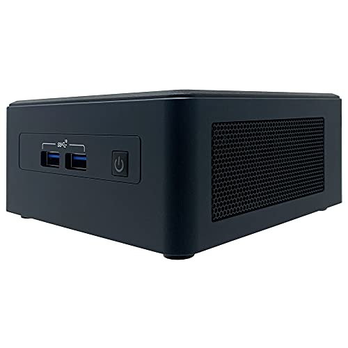 Intel NUC 11 Pro Kit NUC11TNHi5 Mini Desktop PC - 11th Gen Core i5-1135G7 up to 4.2GHz CPU, 32GB DDR4 RAM, 512GB PCIe SSD + 1TB HDD, Iris Xe Graphics, Wi-Fi 6 + Bluetooth 5, Windows 10 Pro