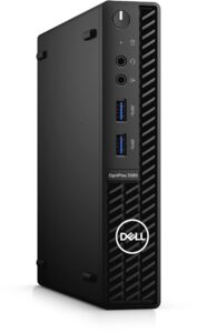 2022 newest dell optiplex 3080 micro form factor business desktop, intel core i5-10500t, 16gb ram, 512gb pcie ssd, wi-fi 6, bluetooth, wired mouse&keyboard, windows 11 pro, black (renewed)