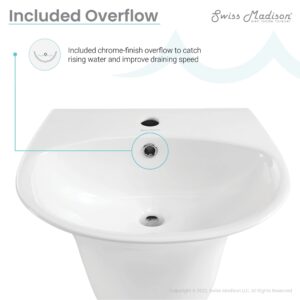 Ivy 19" ﻿Wall-Mount Bathroom Sink