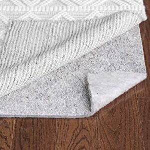 RUGPADUSA - Essentials - 8'x10' - 1/4" Thick - 100% Felt - Long-Lasting Comfortable Rug Pad - Safe for All Floors and Finishes Including Hardwoods