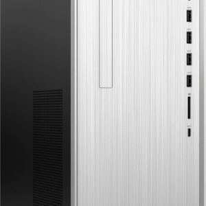 HP Newest Pavilion TP01 Desktop Computer, AMD Ryzen 7-5700G (Beats i9-10900), AMD Radeon, DVD Writer, Wireless, 9 USB Ports, HDMI, Bluetooth, Windows 11 Home(64GB RAM | 2 TB PCIe SSD)