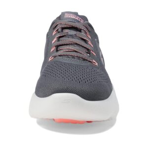 Skechers Go Walk Massage Fit Gray/Pink 9 B (M)