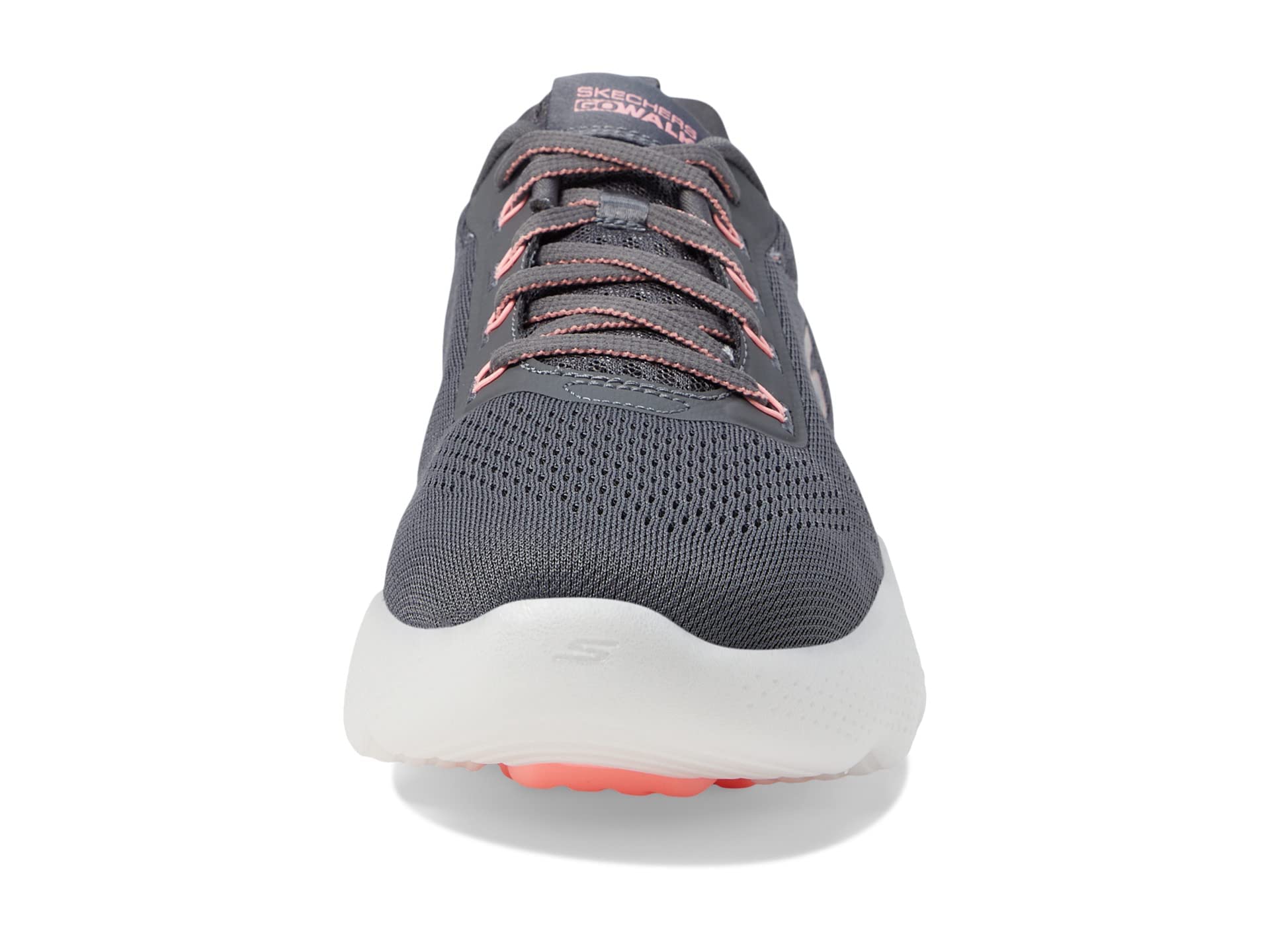 Skechers Go Walk Massage Fit Gray/Pink 9 B (M)