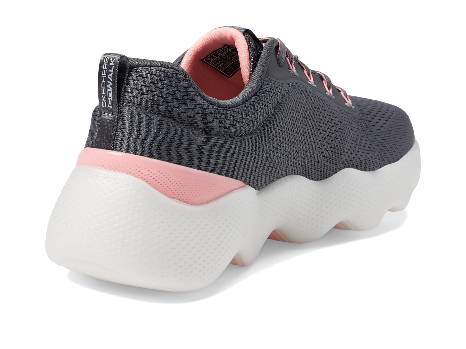 Skechers Go Walk Massage Fit Gray/Pink 9 B (M)