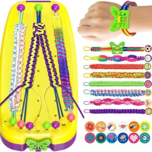 Simfunso Friendship Bracelet Making Kit, Toys for Girls Ages 7 8 9 10 11 12 Year Old, Present for Teen Girl, Arts and Crafts Kit for Kids Ages 8, Birthday Gift Toys for 8-12 Years Old