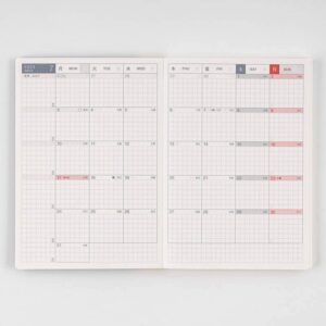 Hobonichi Techo Day-Free Book [Japanese/A6/January 2023 Start/Monday Start/Graph Paper Notebook]