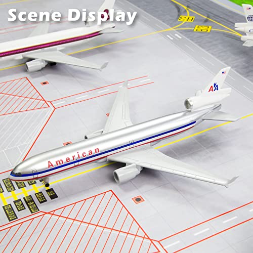 Lose Fun Park 1/300 MD11 American Plane Diecast Airplane Model Plane for Adults Collection Office Desktop Decoration Birthday Gift