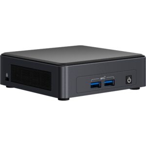 intel nuc 11 pro kit nuc11tnki5 mini desktop pc - 11th gen core i5-1135g7 4-core up to 4.20 ghz cpu, 16gb ddr4 ram, 256gb pcie ssd, iris xe graphics, wi-fi 6 + bluetooth 5, windows 11 pro