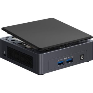 Intel NUC 11 Pro Kit NUC11TNKi5 Mini Desktop PC - 11th Gen Core i5-1135G7 4-Core up to 4.20 GHz CPU, 16GB DDR4 RAM, 256GB PCIe SSD, Iris Xe Graphics, Wi-Fi 6 + Bluetooth 5, Windows 11 Pro