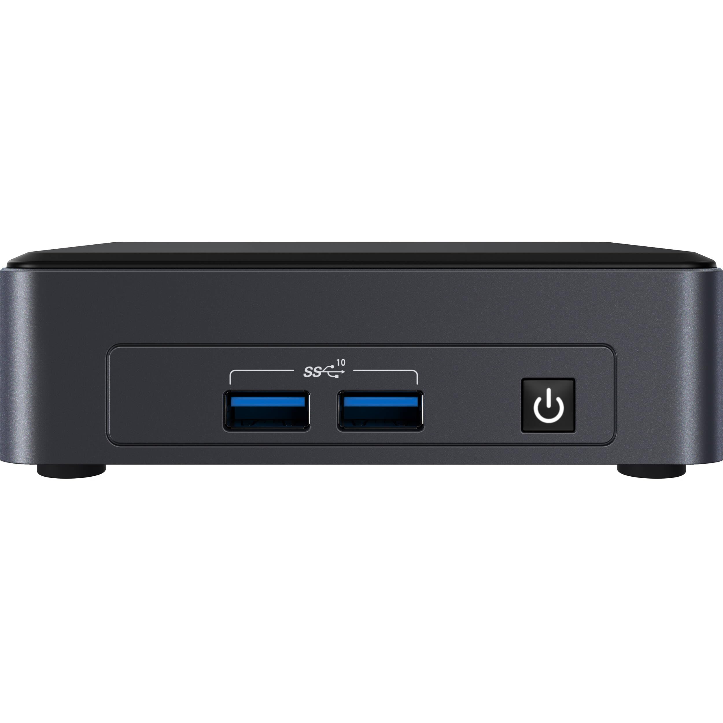 Intel NUC 11 Pro Kit NUC11TNKi5 Mini Desktop PC - 11th Gen Core i5-1135G7 4-Core up to 4.20 GHz CPU, 16GB DDR4 RAM, 256GB PCIe SSD, Iris Xe Graphics, Wi-Fi 6 + Bluetooth 5, Windows 11 Pro