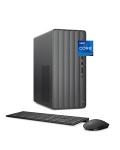 hp envy desktop, nvidia geforce rtx 3050, 12th gen intel core i7-12700, 16 gb sdram, 1 tb ssd, windows 11 home, wi-fi 6 & bluetooth, wireless keyboard & mouse, pre-built pc tower (te01-3050, 2022)