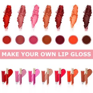 GOGOPARTY DIY Lip Gloss Base Making Kit, Creations Fun Makeup Gift Set for Women Girls to Create Moisturizing and Shiny Lip Gloss