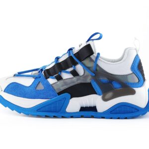 Mazino Zenon Fashion Sneakers for Men - Men's Athleisure Casual Shoes - Blue/White/Black, Size 8.5