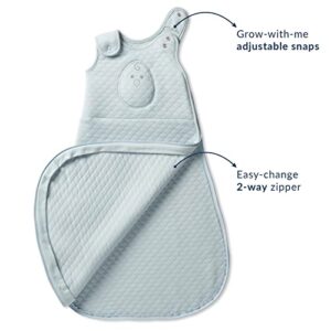 Nested Bean Zen Sack® Quilted | Infant Sleep Sacks | Baby 0-6M | TOG 1.0 | 100% Cotton | Eases Transition After Swaddle | Aids Self-Regulation | 2-Way Zipper | Machine Washable