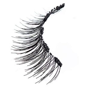 MoxieLash Magnetic Eyelashes - Classy and Money Reusable Magnetic Lashes, No Glue or Alcohol, Full Glam Volume