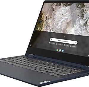 2022 LENOVO Chromebook Flex 5i 13.3" FHD IPS Touchscreen 2-in-1 Laptop 11th Dual-Core Intel i3-1135G4 8GB DDR4 512GB NVMe SSD UHD Graphics USB-C Wi-Fi 6 Backlit Keyboard w/ RATZK 32GB USB Drive