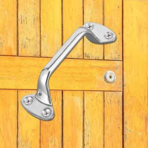 bath grab bar, 6in shower grab bar stainless steel bathroom handles stairway handrail balance bar boat yacht handle pull shower handle safety bar for grab bars senior, elderly, handicap