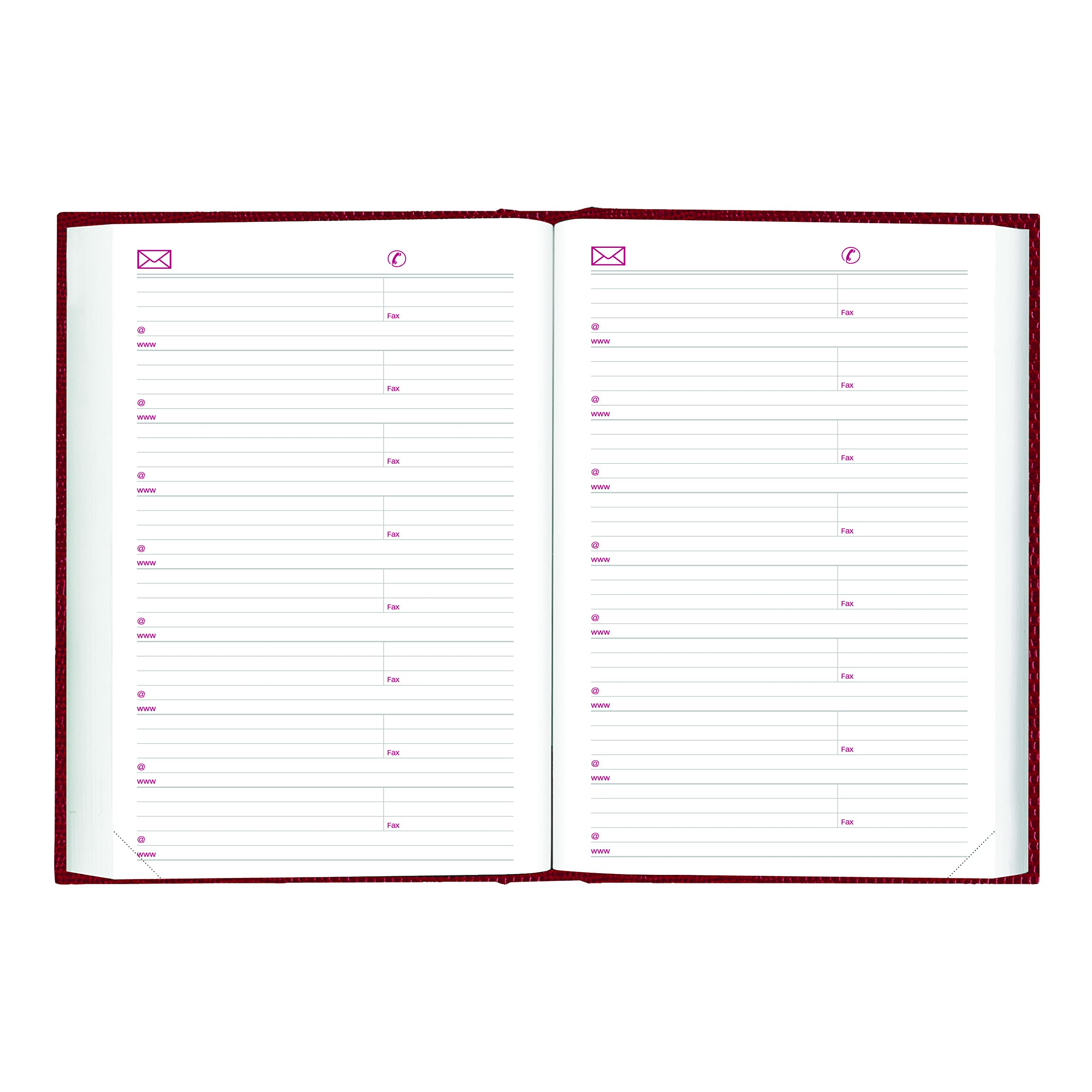 Brownline 2023 Traditional Daily/Monthly Planner, Untimed Journal, 12 Months, January to December, Perfect Binding, 7.5" x 5", Bright Red (CB387.RED-23)