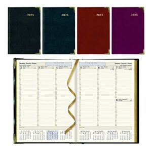 Brownline 2023 Executive Weekly Planner, Appointment Book, 12 Months, January to December, Sewn Binding, 10.75" x 7.75", Assorted Colors, Trilingual (CBE512.ASX-23)