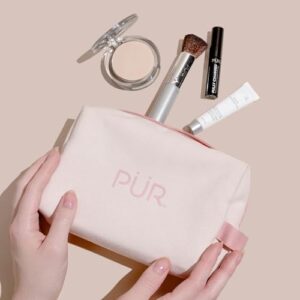 PÜR Beauty Multitasking Essentials Best Sellers Kit, Everyday Look Deluxe Kit, Condition & Moisturize Skin, Cruelty Free, Blush Medium