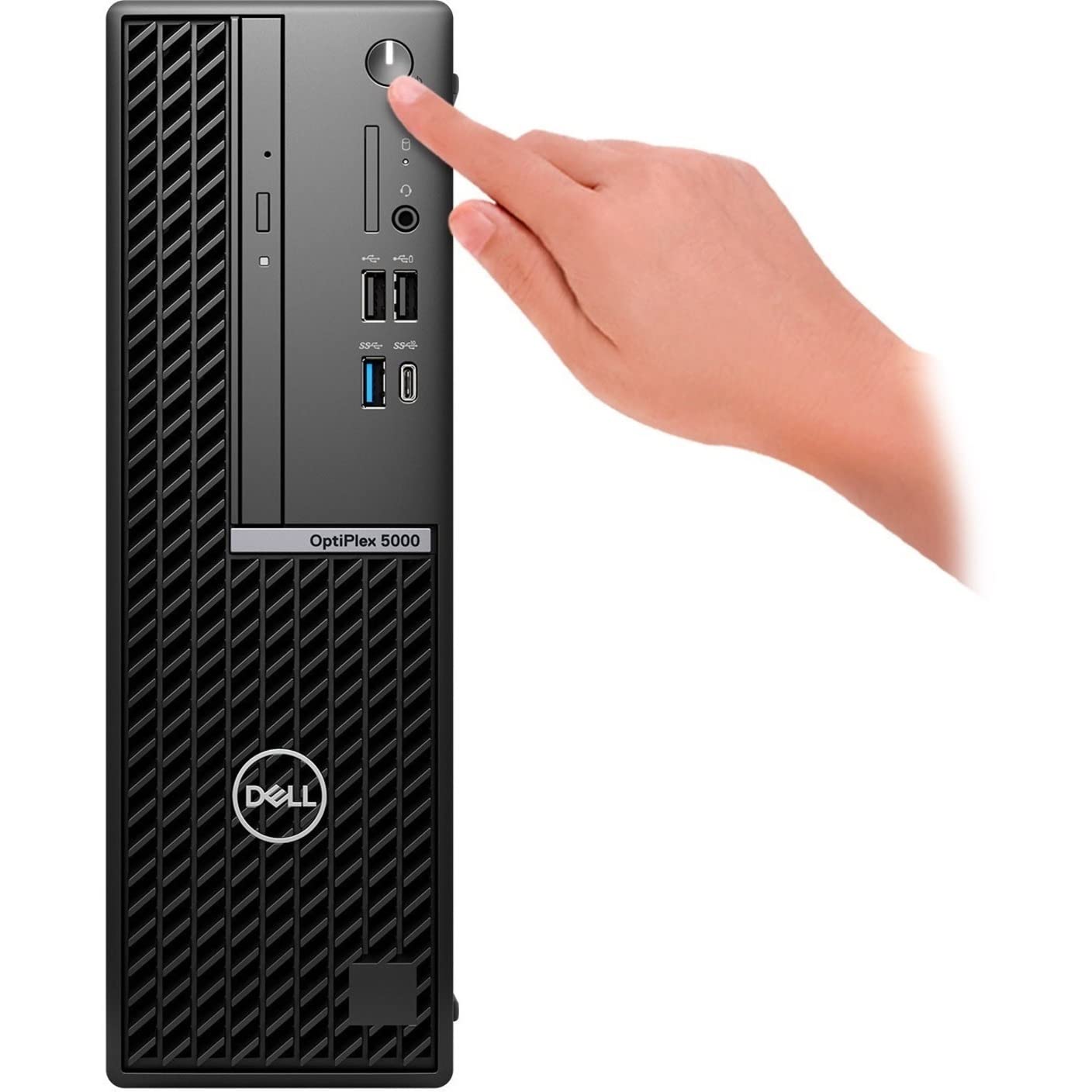 Dell OptiPlex 5000 Desktop Computer - Intel Core i5 12th Gen i5-12500 Hexa-core (6 Core) 3 GHz - 16 GB RAM DDR4 SDRAM - 256 GB M.2 PCI Express NVMe 3.0 x4 SSD - Small Form Factor - Black