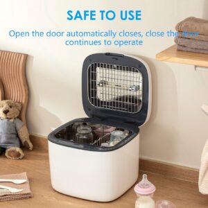 BRBLUERISE Bottle Sterilizer and Dryer 8L 4 in 1 UV Sterilizer and Dryer with Touch Screen Control Auto-Off Safety Sterilizer for Baby stuffs, Baby Bottles & Breast Pump Accessories