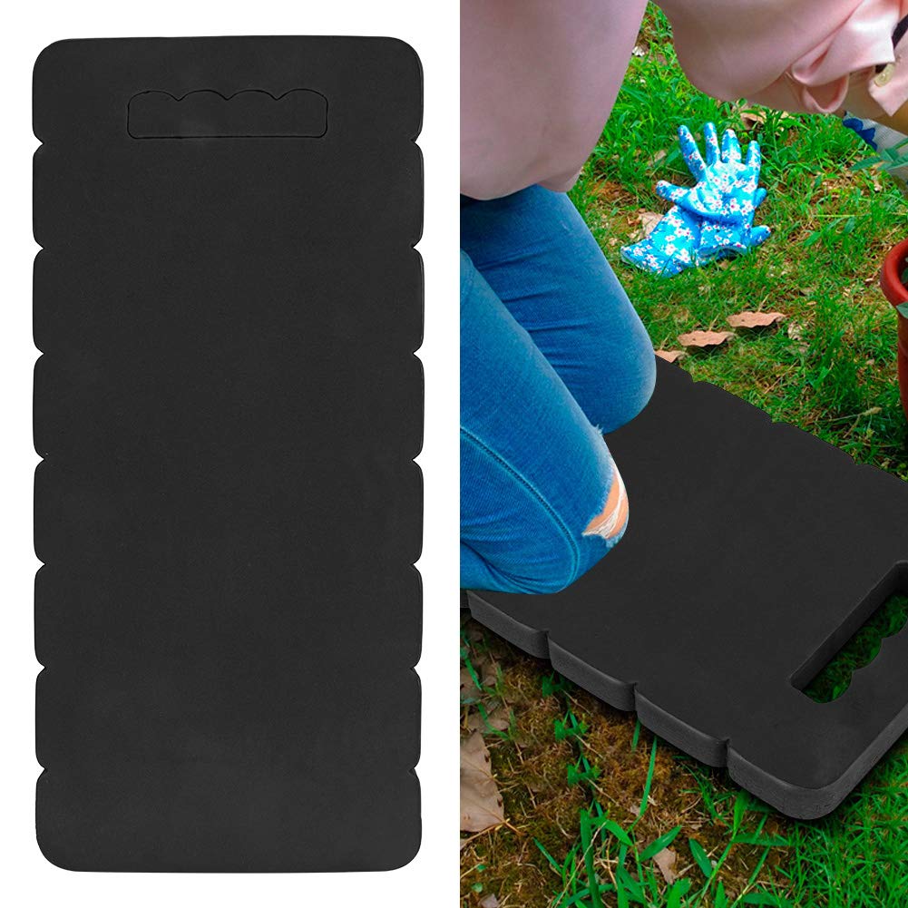 Milltrip Garden Kneeler,Knee Pads for Gardening,Garden Kneeing Pad, Kneeling Mat for Exercise & Yoga, Bath Kneeler for Baby Bath, Knee Pad for Work, Floor EVA Pad 17.8x8.2x0.9in(Black)