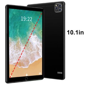 Tablet 10.1Inch Android 8.1 3G Phone Tablets with 16GB Storage Dual Sim Card 2MP Camera WiFi Bluetooth GPS Quad Core HD Touchscreen Support 3G Phone Compatible with Ipads Tablets (Silver, One Size)