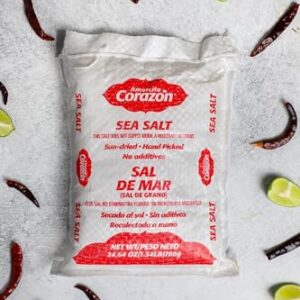 Amorcito Corazón - Coarse Sea Salt, Natural Salt From México - 700gr (2 pack)