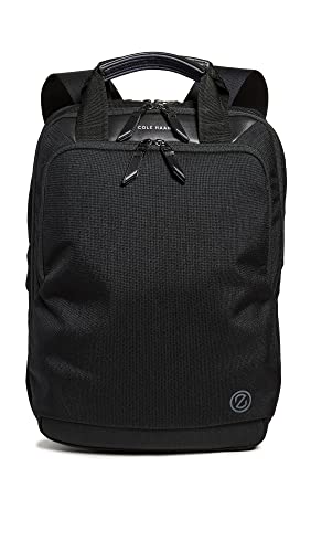 Cole Haan Men's Zergrand 2-In-1 Backpack, Black, One Size