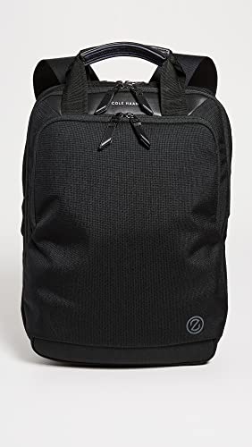 Cole Haan Men's Zergrand 2-In-1 Backpack, Black, One Size