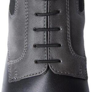 HORZE Kilkenny Women's Two-Toned Paddock Boots - Black/Grey - K 4.5 / W 7