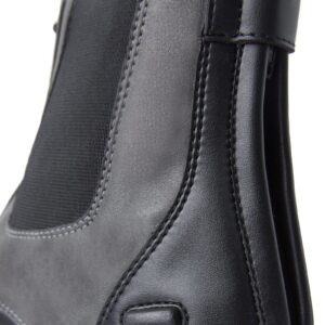 HORZE Kilkenny Women's Two-Toned Paddock Boots - Black/Grey - K 4.5 / W 7