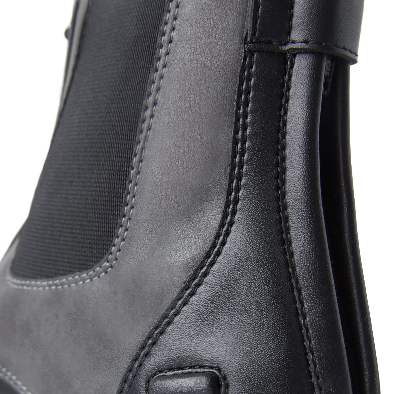 HORZE Kilkenny Women's Two-Toned Paddock Boots - Black/Grey - K 4.5 / W 7