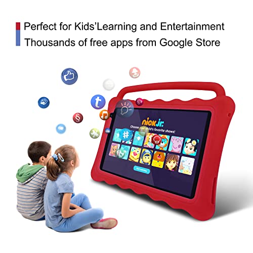 BYYBUO K7 Kids Tablet,7" Android Tablet for Kids,2GB RAM,32GB ROM,2 MP Rear Camera,Tablet for Kids with Kid-Proof Case,Ideal Kids Gift for Christmas and New Year-5+ Years Old(Mazarine)