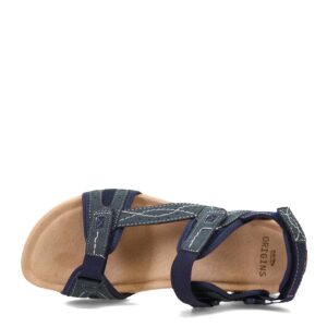 Earth Origins Women's, Shayla Sandal Navy 12 M